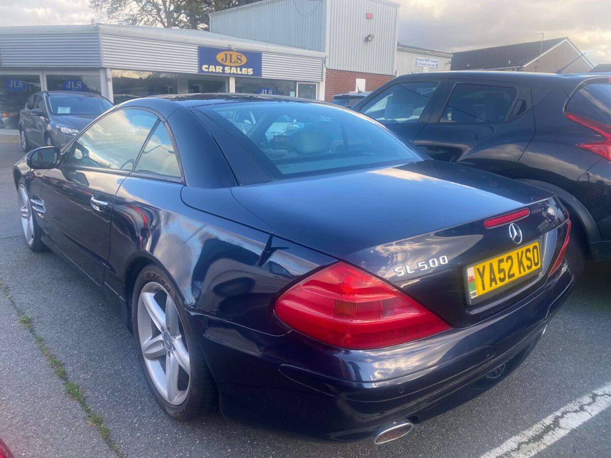 2003 MERCEDES BENZ SL500 CONVERTIBLE – Jls Car Sales